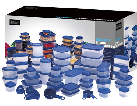 100 Piece Kitchen Food Storage Container Set - THAT Daily Deal