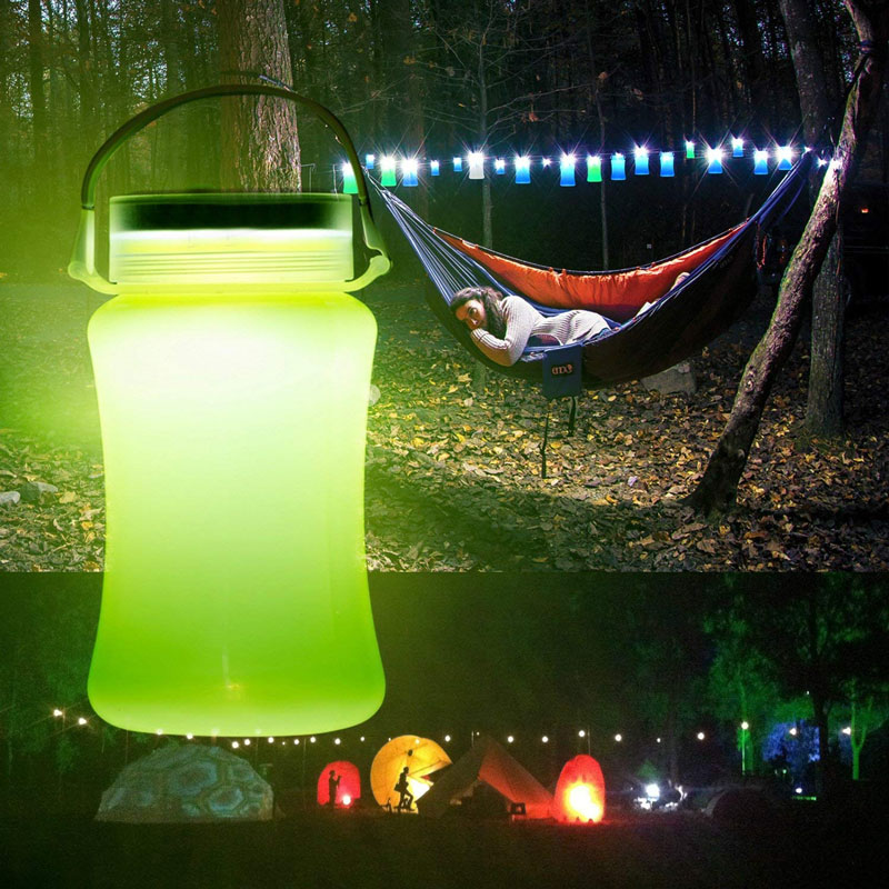 Firefly Waterproof Collapsible Silicone Lantern - Doubles as a ...