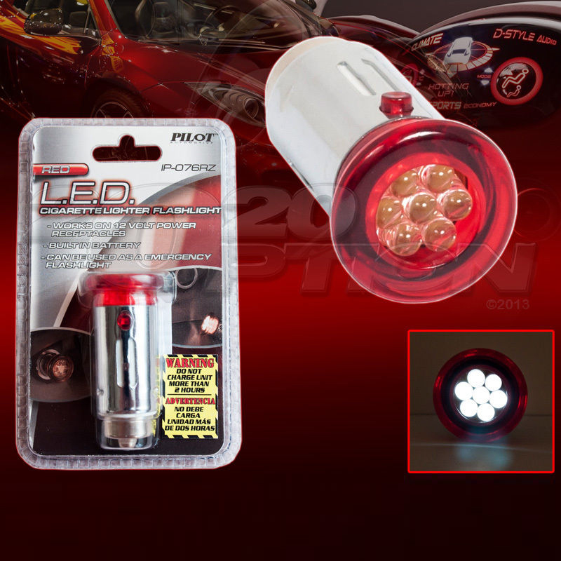 Rechargeable 12 Volt LED Power Plug Flashlight - SHIPS FREE - THAT ...