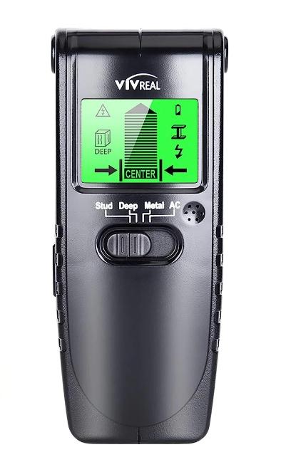 VIVREAL Stud Finder Wall Scanner with 4 in 1 Features and LCD Display ...