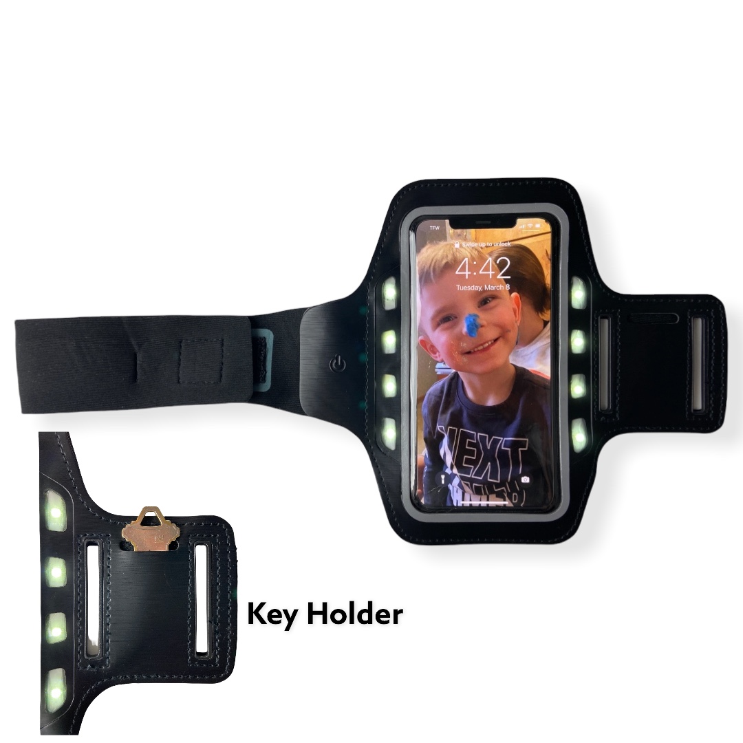Universal Touchscreen Compatible Cell Phone Sport Armband With LED ...