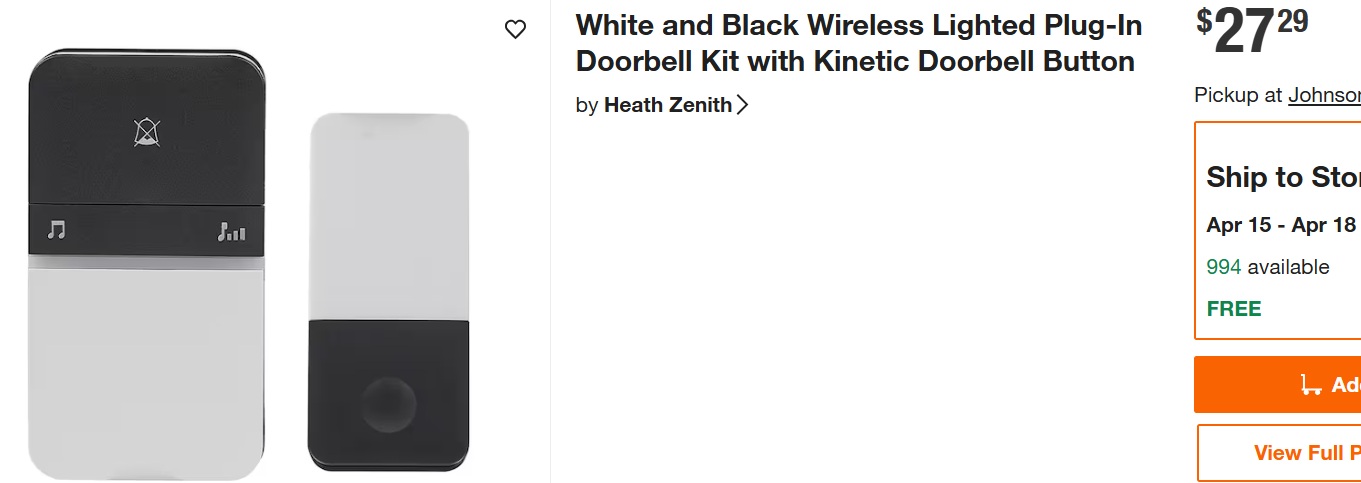 ($27 at Home Depot - see additional image, just $19.99 from us ...