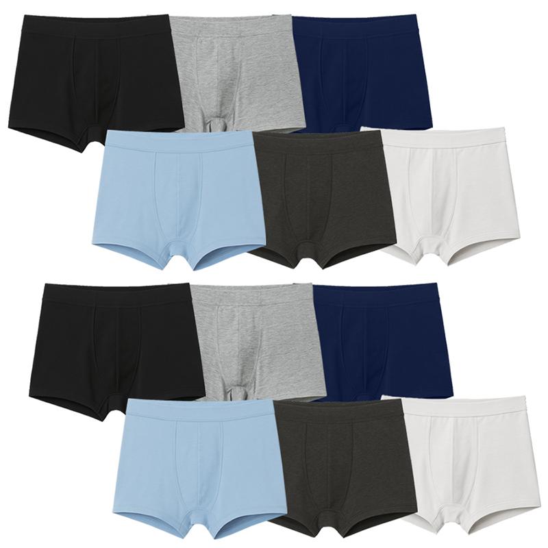 12 PACK OF Men's Assorted Seamless Cotton Stretch Boxer Briefs. Upgrade ...