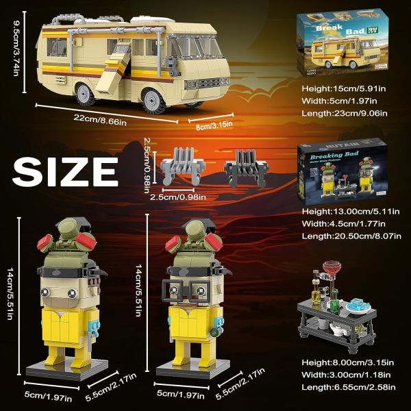"Break Bad" Lego STYLE Building Sets - You get BOTH The RV Scene AND ...