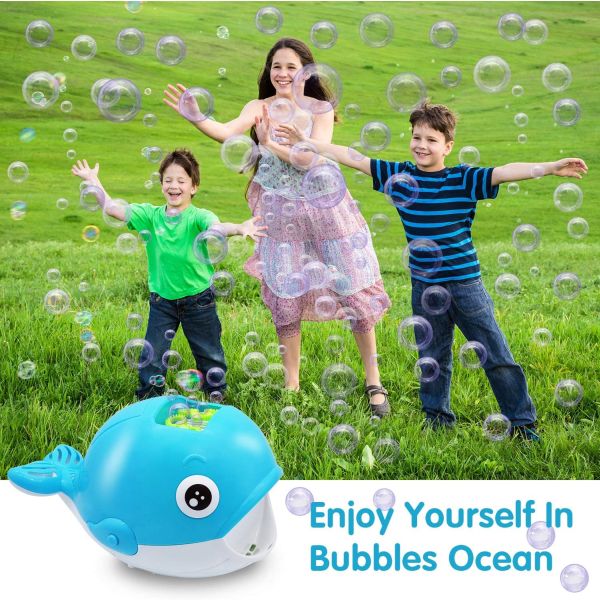Whale Bubble Blower - 2000+ Bubbles Per Minute! INCLUDES a bottle of ...