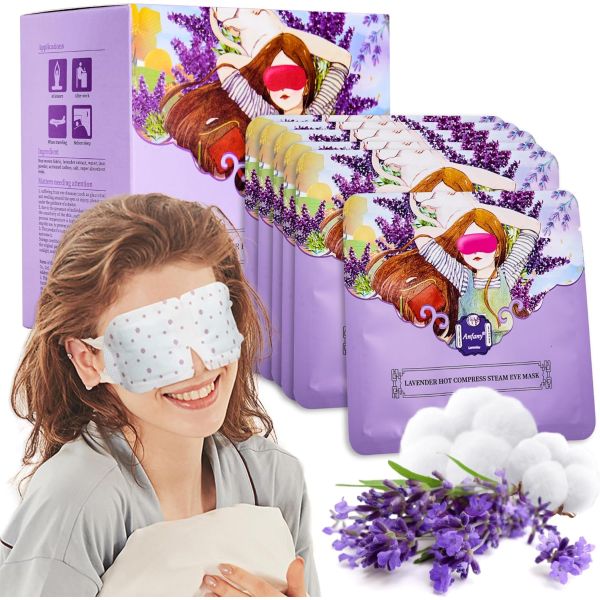 20 Pack of Self Heating Eye Masks With Subtle Lavender Scent - These ...