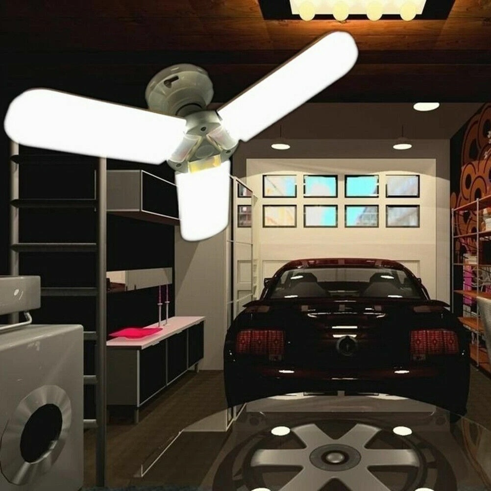 Folding LED Garage Light Ceiling Light (45W). Brighten up your ...