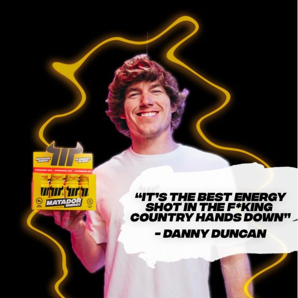 12 PACK of MATADOR Energy Shots Extra Strength Mini Energy Drinks w/B ...