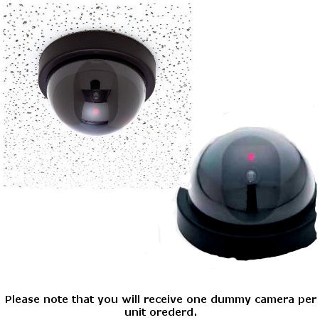 2 Pack of Decoy Sensor Security Cameras With Light Up LED to Add to the ...