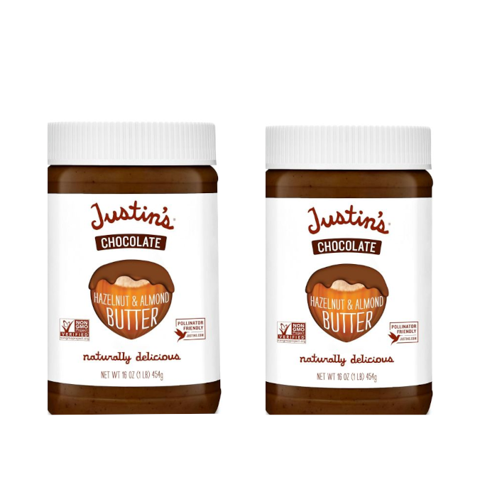 2 PACK of Justin's Chocolate Hazelnut & Almond Butter Jars - Made with ...