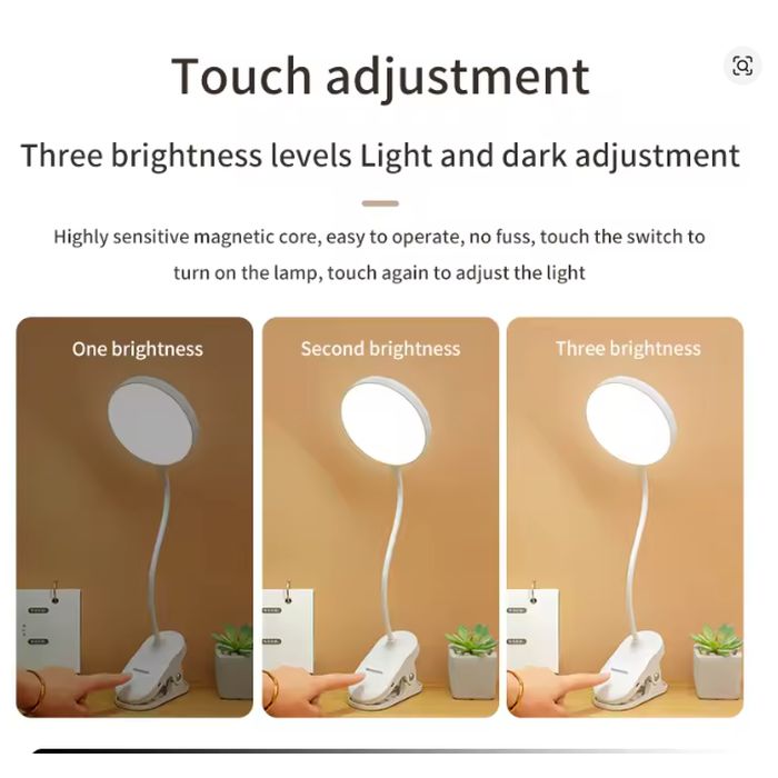 Flexible Gooseneck Adjustable Lighting Clip-On Lamp - Clip on lamp ...