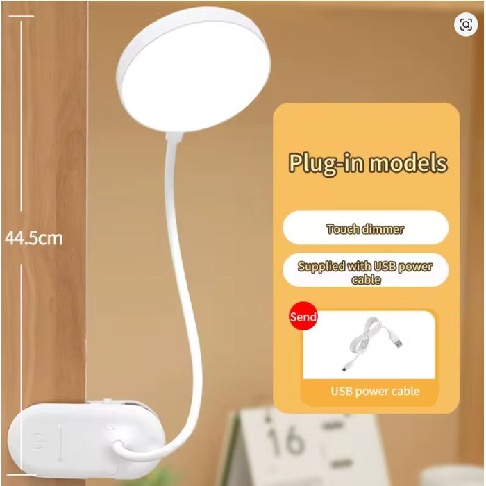 Flexible Gooseneck Adjustable Lighting Clip-On Lamp - Clip on lamp ...