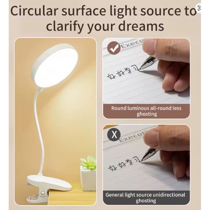 Flexible Gooseneck Adjustable Lighting Clip-On Lamp - Clip on lamp ...