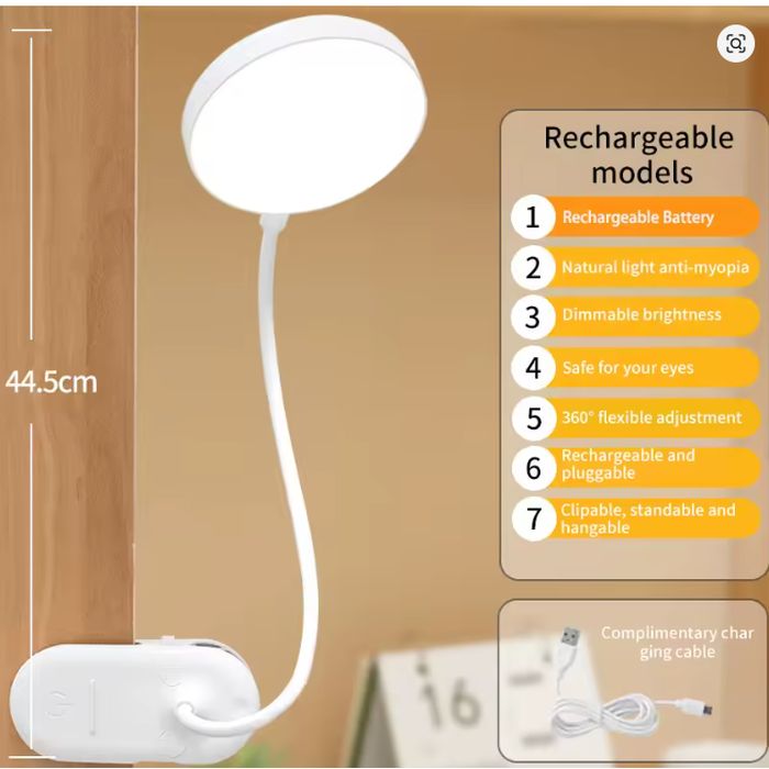 Flexible Gooseneck Adjustable Lighting Clip-On Lamp - Clip on lamp ...