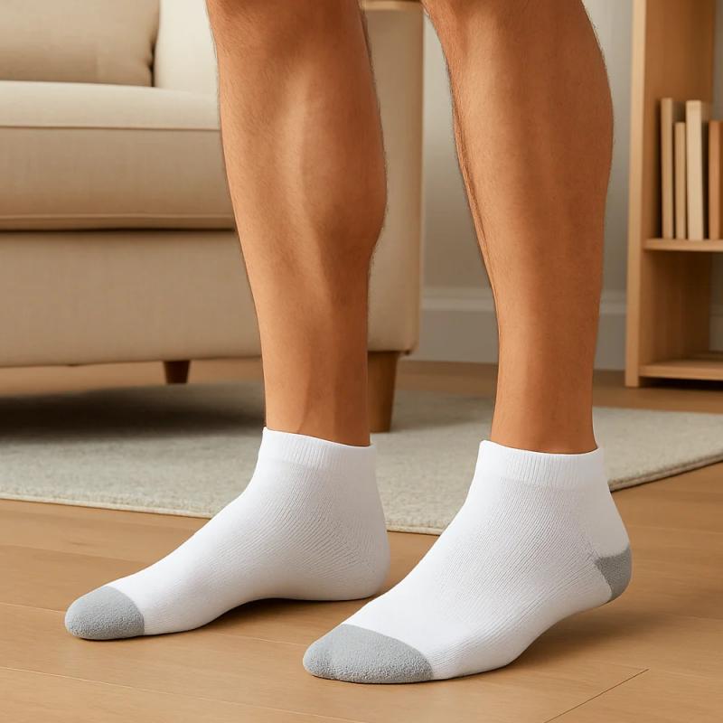 12 PACK OF: Fruit of the Loom Men's Ankle Socks. Designed with soft ...