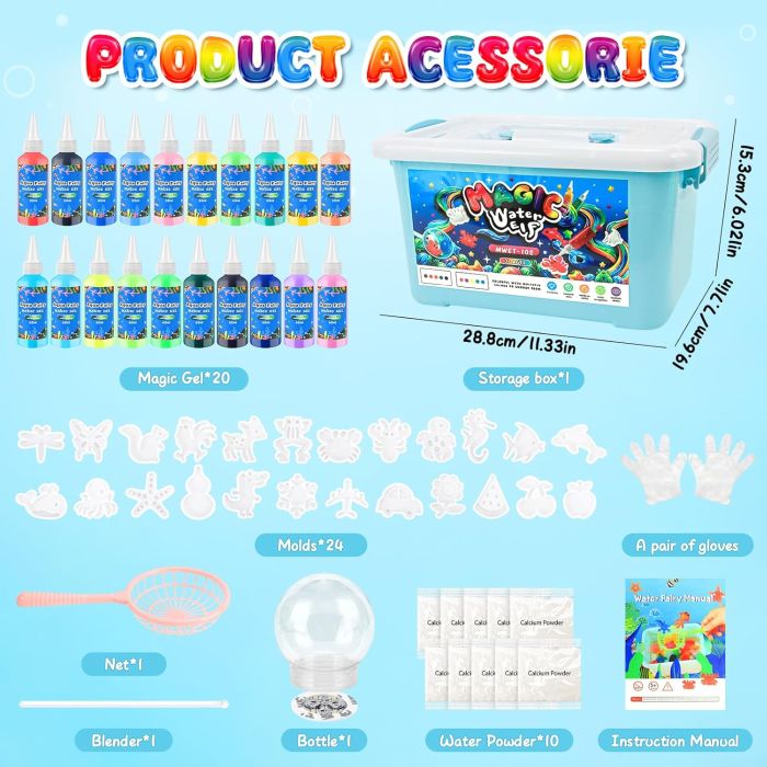 Magic Water Toy Kit - The Magic Water Jellies Kit is a product designed ...