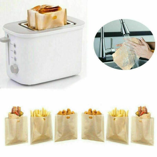 10 PACK Reusable Toaster Bags - You can use toaster bags to make a wide ...