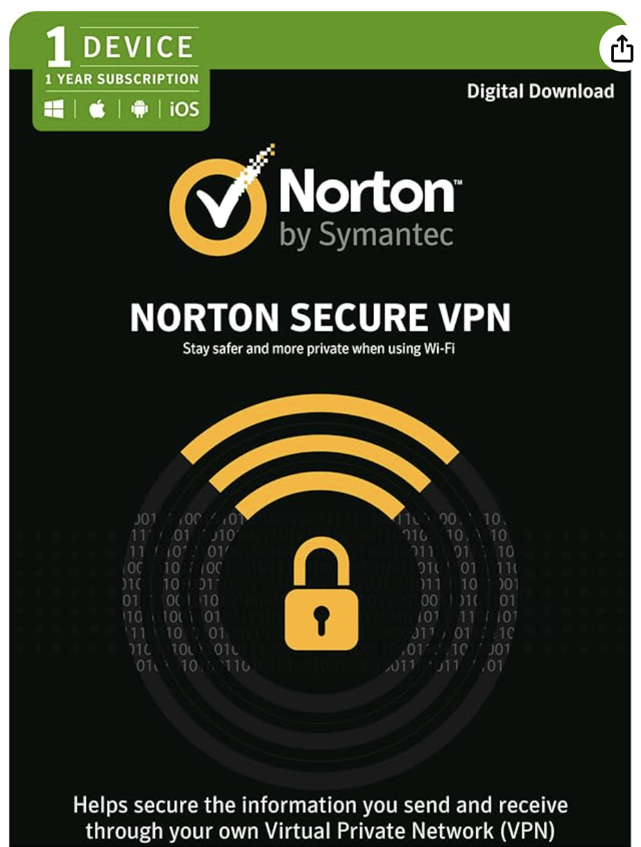 Norton Secure VPN (Internet Privacy) for 1 Device on PC, Mac or Mobile ...