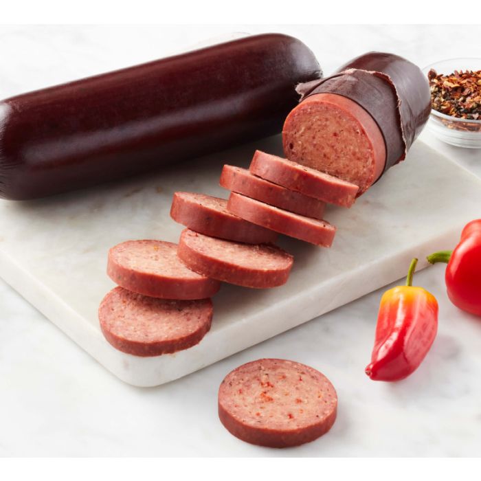 6 Large Hickory Farm Beef Spicy Sausage - Large 10oz size - GREAT deal ...