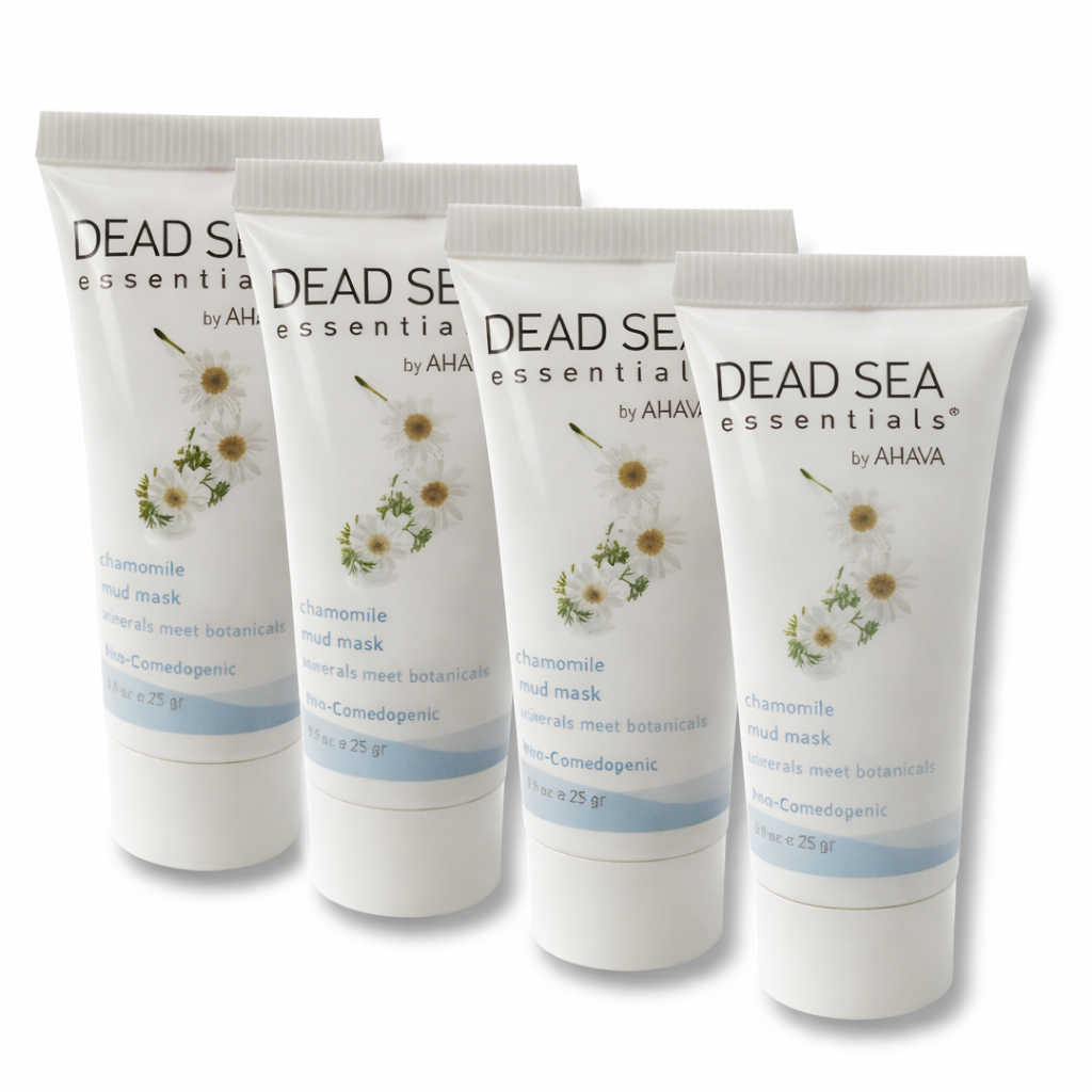 4 Pack of Dead Sea Essentials by Ahava Soothing Chamomile Spa Facial ...
