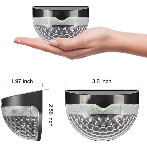 CLEARANCE - 2-Pack of Downcast Light LED Solar Lights - Order 4 or more ...