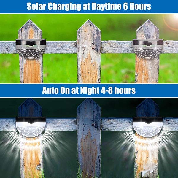 CLEARANCE - 2-Pack of Downcast Light LED Solar Lights - Order 4 or more ...