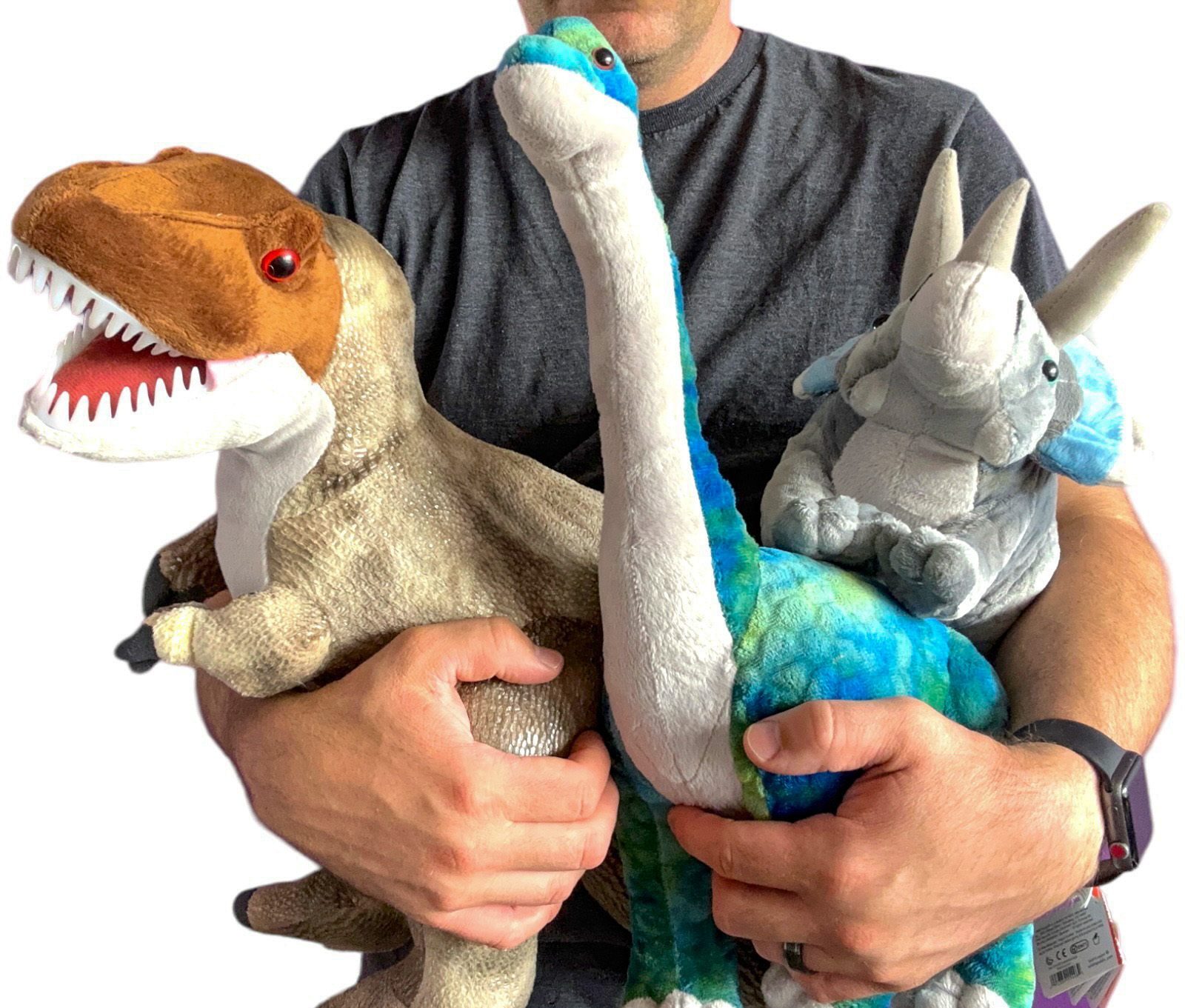 (VERY few available!) - BIG Stuffed Dinosaur Set by Wild Republic ...