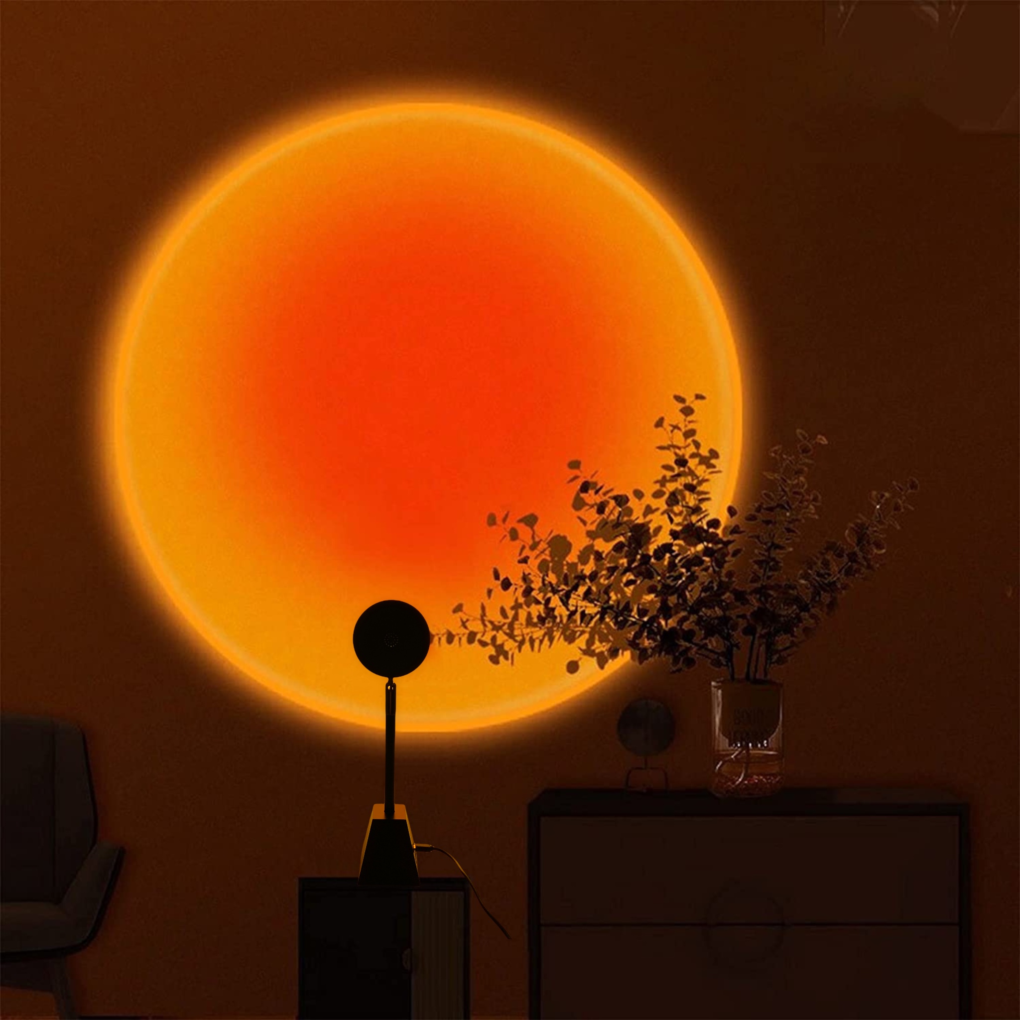 Very Unique Sunset Projector Lamp - Create a VERY cool sunset effect in ...