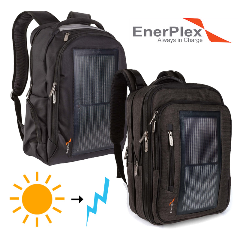 Solar Powered Backpacks by EnerPlex - 2 Styles to Choose From - SHIPS FREE! - THAT Daily Deal