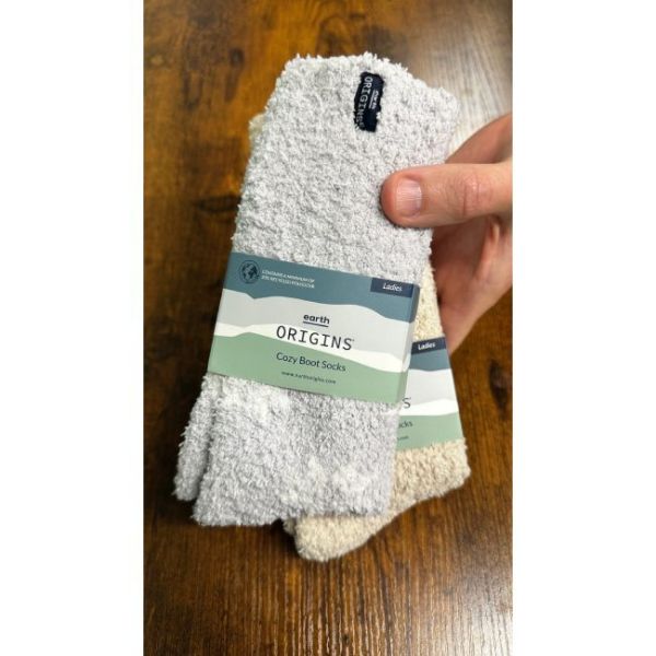 6 PAIRS of Earth Origins Women's Cozy Socks - Wear around the house or ...