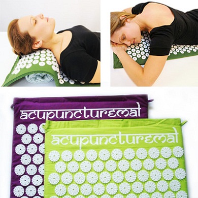 Acupuncture Acupressure Mat- Relieve Stress, Fatigue, Tension & More ...