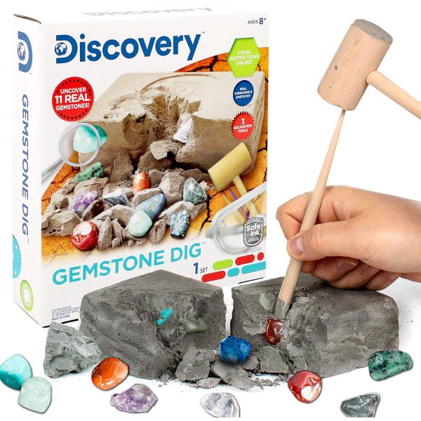 Discovery Kids Gemstone Dig Stem Science Kit by Horizon Group USA ...