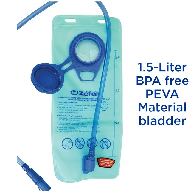 Zefal Outdoors 1.5 Liters Hydration Pack WITH Hydration Bladder! - Stay ...