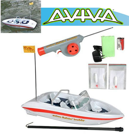 Aviva Fishin Buddy - Remote Controlled Boat That Really Catches Fish ...