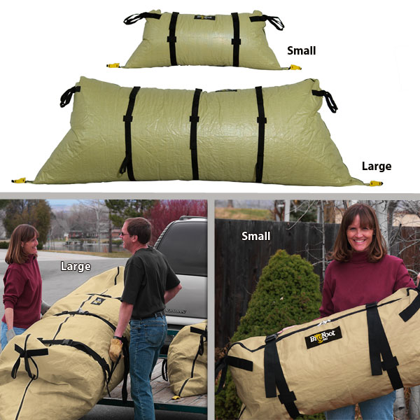 Bigfoot Yard Bag - The Enormous 2-in-1 Tarp / Bag With Never-ending ...