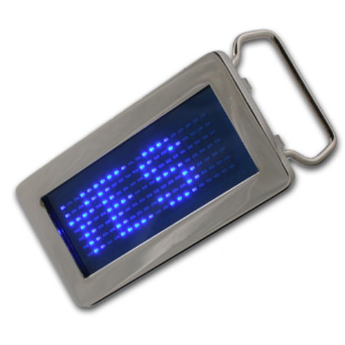 Customizable Led Scrolling Belt Buckle - Let your belt do the talking ...