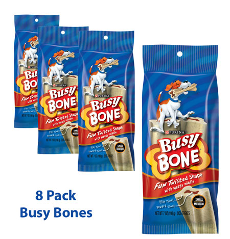 Purina Busy Bones 8 Pack - Twisty Fun! - THAT Daily Deal