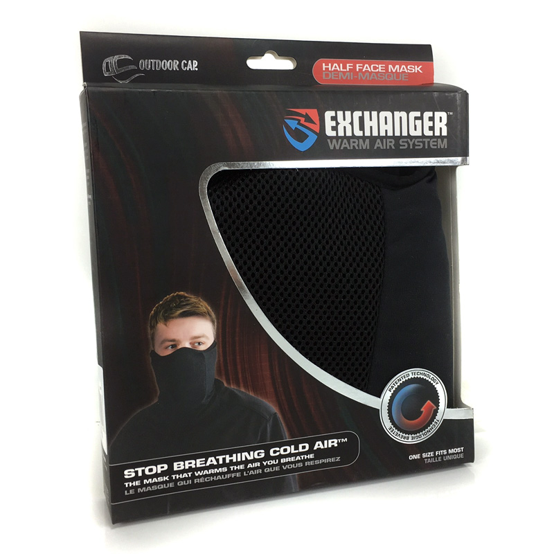 Exchanger Half Face Mask With Warm Air System - The Mask That Warms The ...