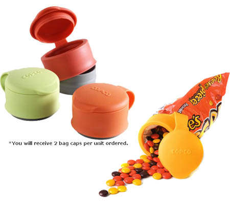 SHIPS FREE - 2 Pack Copco Medium Bag Cap - Make Any Bag a Reusable ...