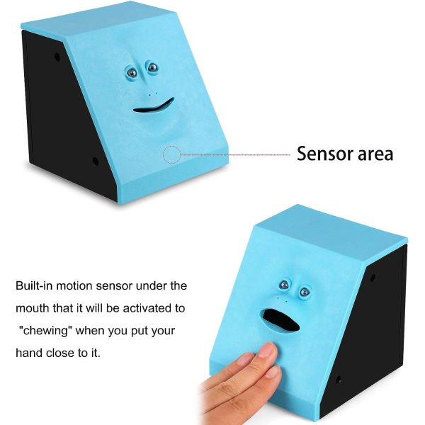 Super Weird Face Eating Coin Bank - You will get a random color of this ...