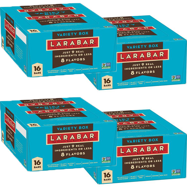 SOLD OUT - SECRET DEAL - 64 PACK of Larabar Bars Variety Box 8 ...
