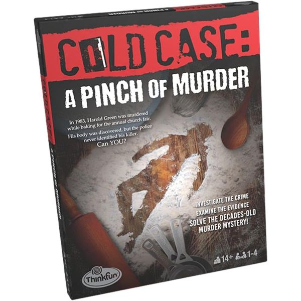 ThinkFun Cold Case: A Pinch of Murder - A Murder Mystery Game in a Box ...
