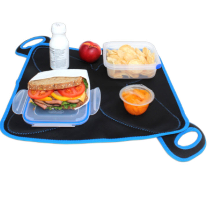 Flat Box Plus - Insulated Lunch Box and Food Mat In One! - Unzips into ...