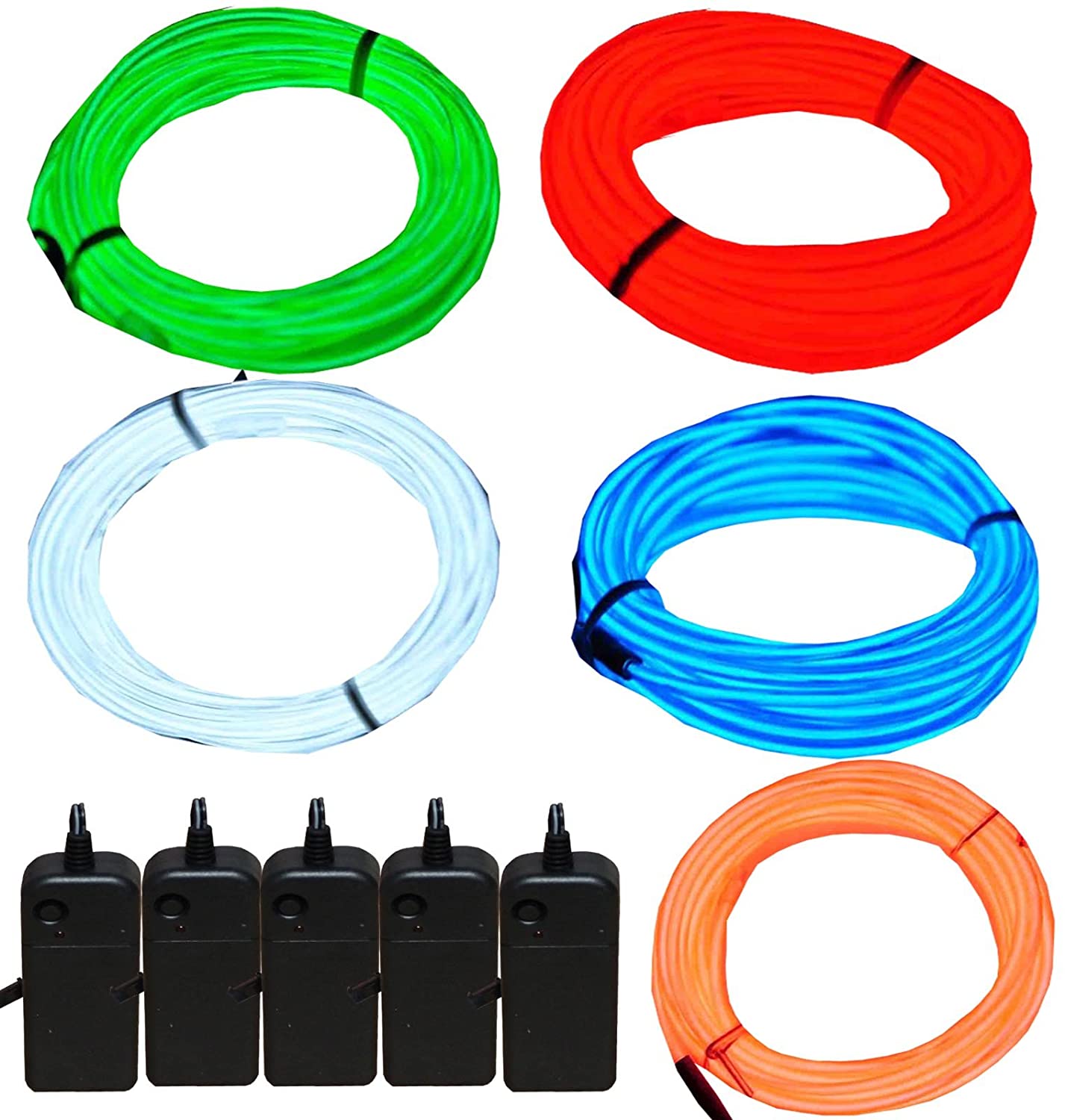 LED Body / Decoration Wire - Make your own LED costume. Wire can be cut ...