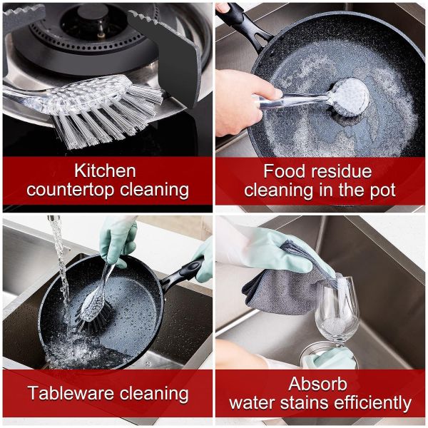 CLEANHOME Complete Cleaning Kit With Collapsible Cleaning Bucket - You ...