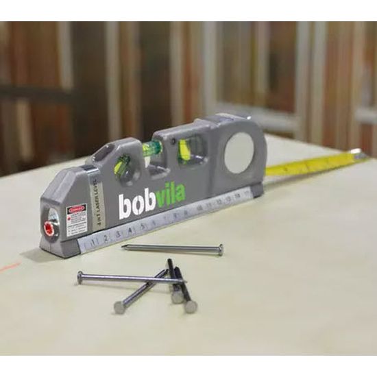Bob Vila 4-in-1 Laser Level & Measuring Tool - It's a laser level ...