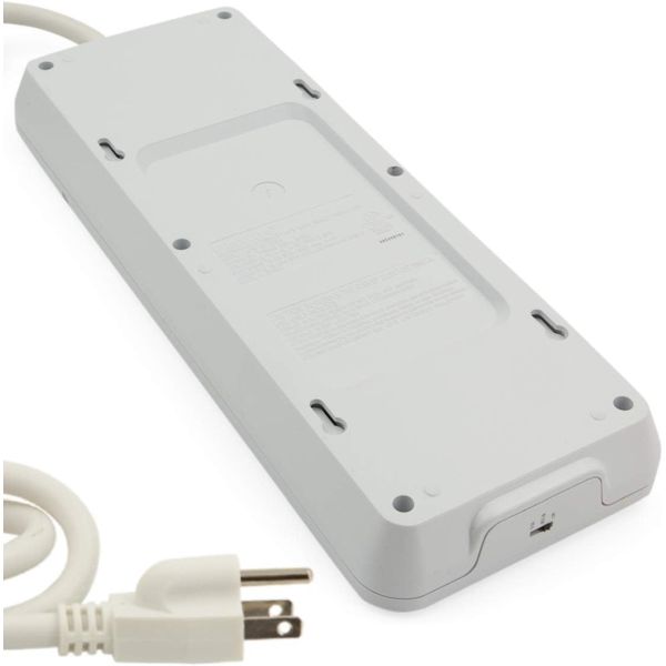 8 Outlet Advanced Power Strip Surge Protector with On/Off Toggle and ...