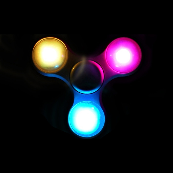 LED Flashing Fidget Spinner - Blinks and morphs! - THAT Daily Deal