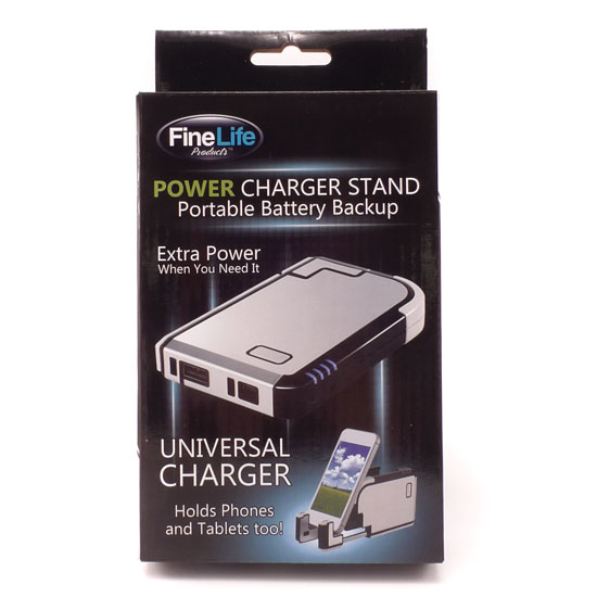 High Capacity Universal Portable Battery Backup and Stand For Phone ...