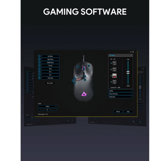 That Daily Deal - LED GM-F4 Gaming Mouse With Customizable RGB Lighting ...